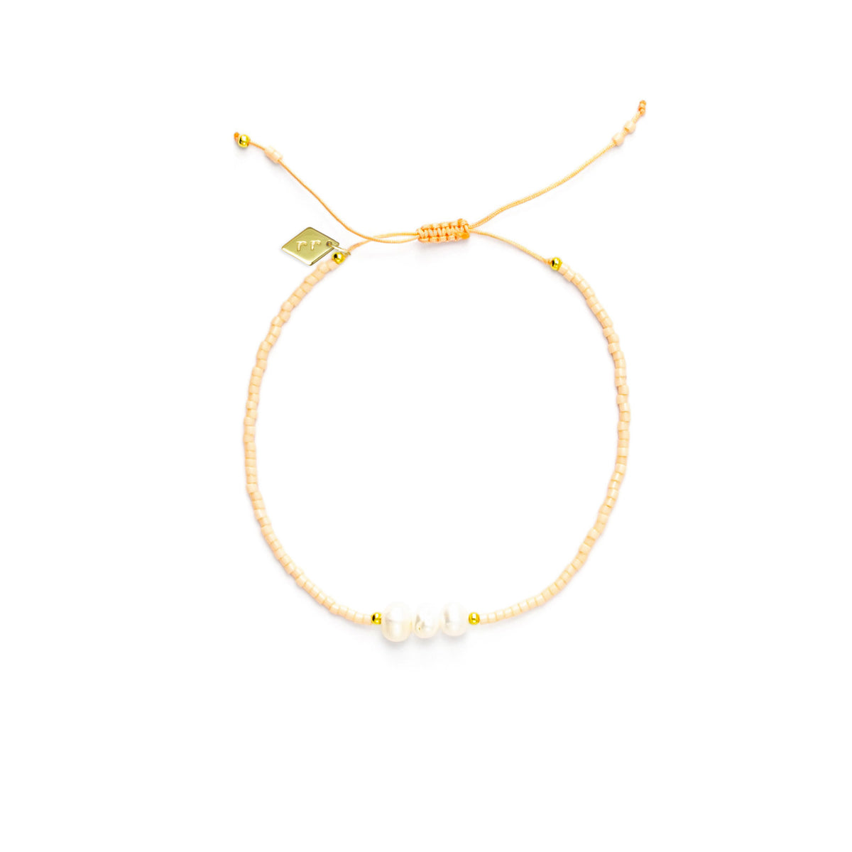 Triplets Wristlet, Peach – Rare Rabbit