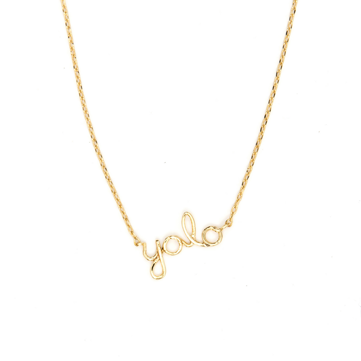 YOLO necklace – Rare Rabbit